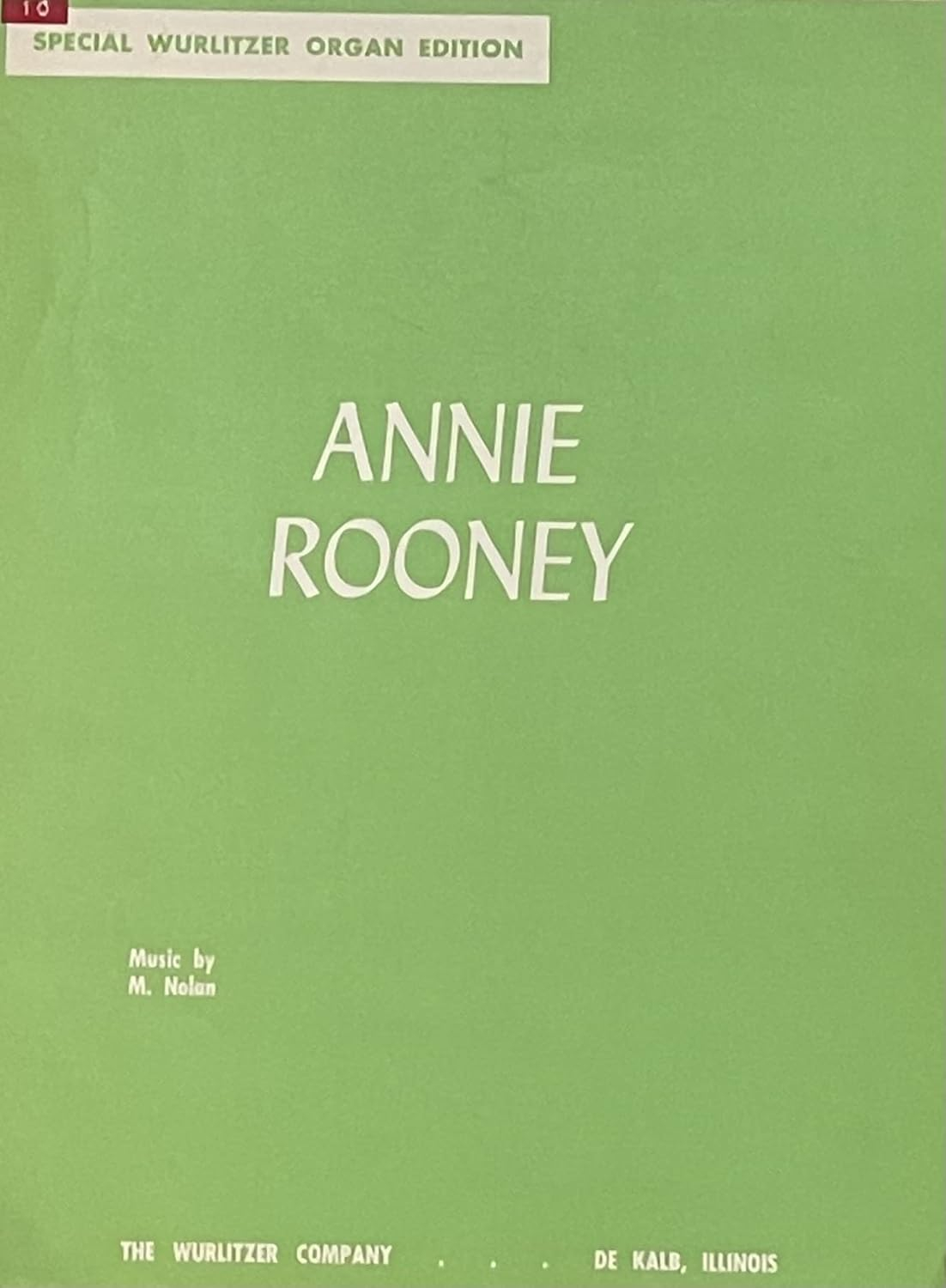 Annie Rooney Special Wurlitzer Organ Edition | Vine & Dandy